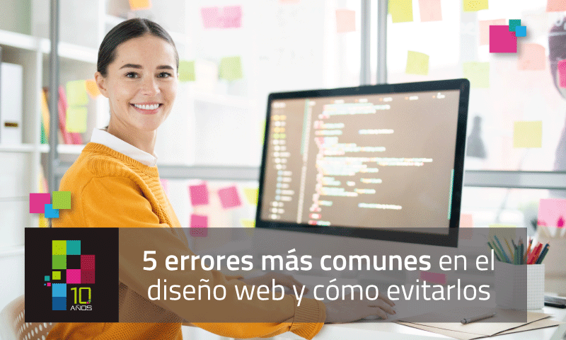5 errores más comunes en diseño web y cómo evitarlos - Pixelpro
